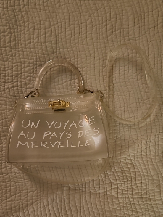 Bags | Clear Pvc Kelly Bag | Poshmark